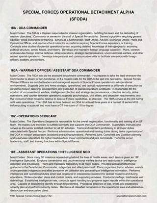 Special Forces Enlistment and Training Guide | PDF