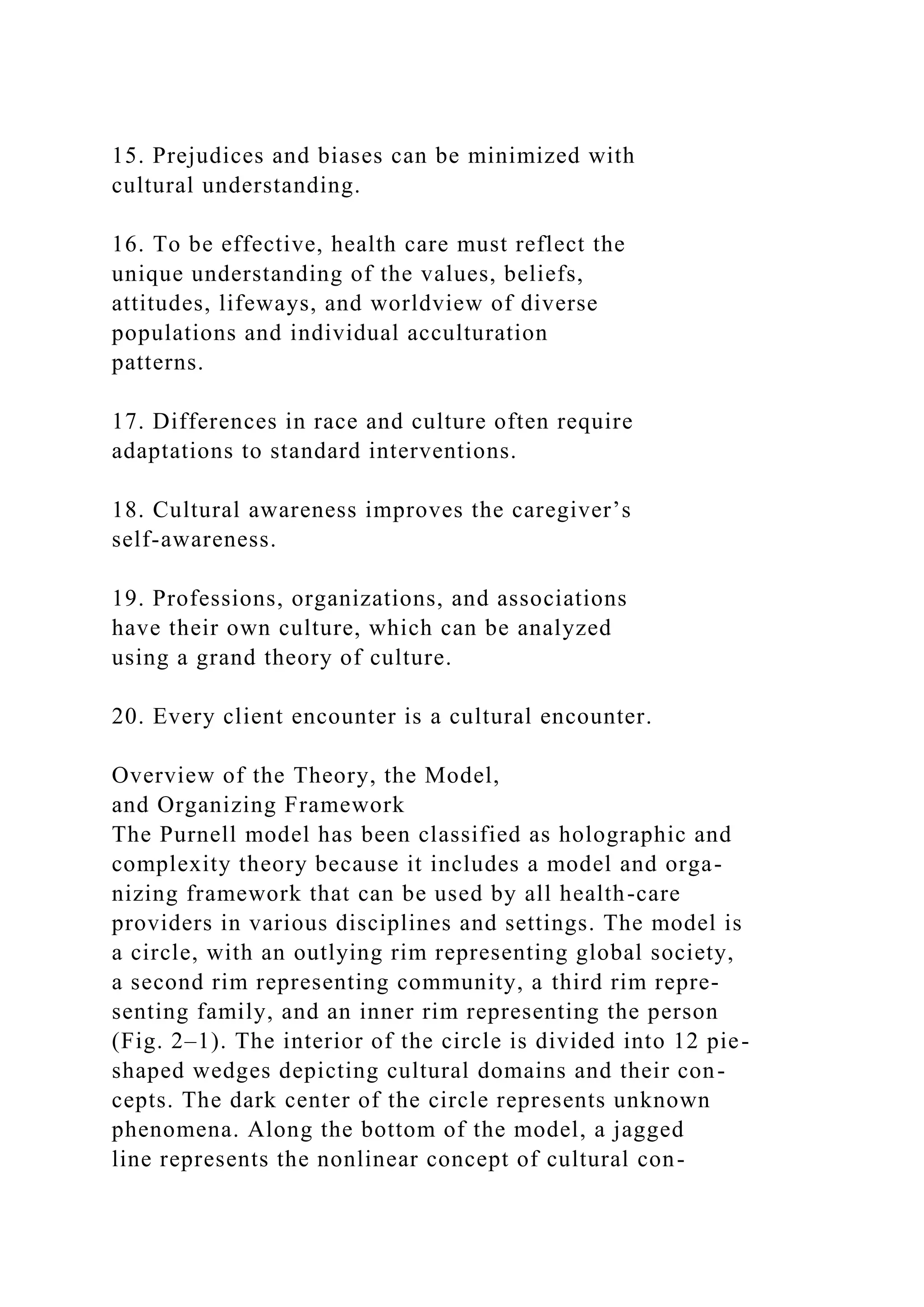 19The Purnell Model forCultural CompetenceChapter 2.docx