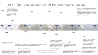 19th-century Europe The Spanish conquest Timeline | PDF
