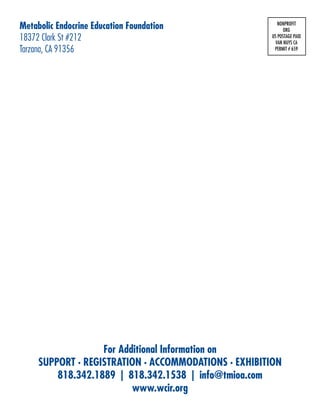 19th wcirdc brochure | PDF