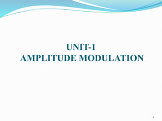 Amplitude Modulation | PPTX | Technology & Computing