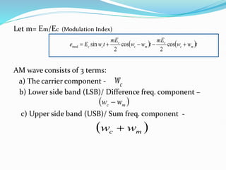 Amplitude Modulation | PPTX | Technology & Computing