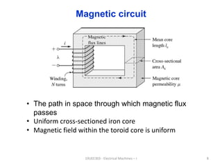 Introduction about the electrical machines | PPTX