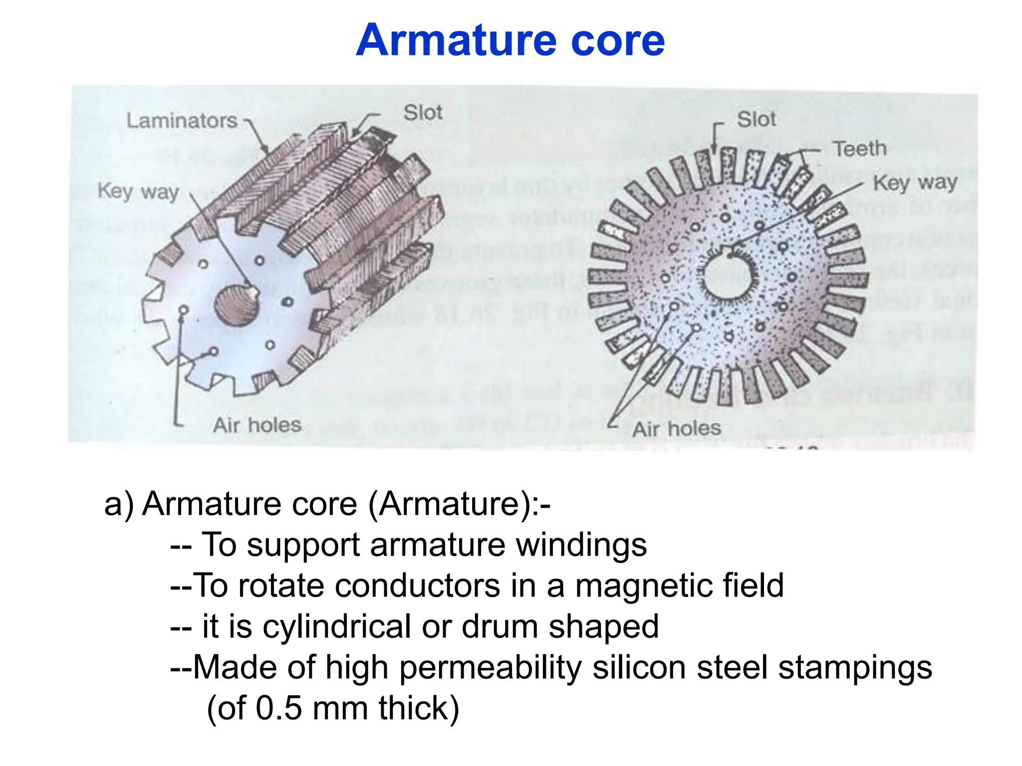 DC generator construction and principle of operation | PPTX