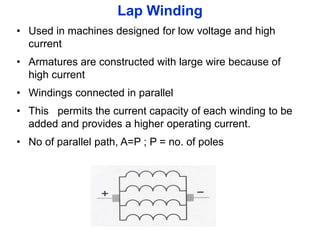 DC generator construction and principle of operation | PPTX