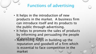 ADVERTISING MANAGEMENT | PPTX