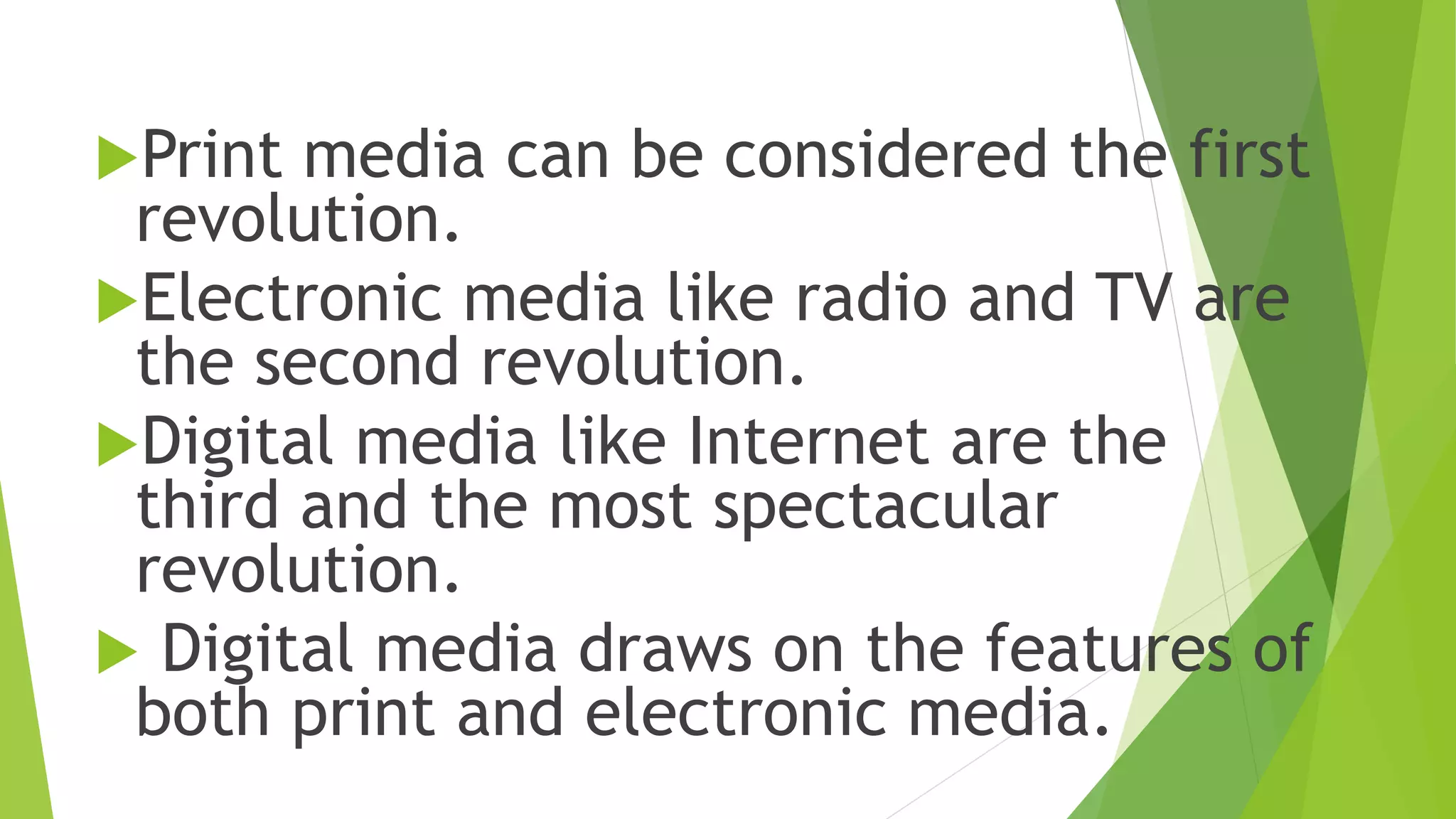 Types of media| | PPT