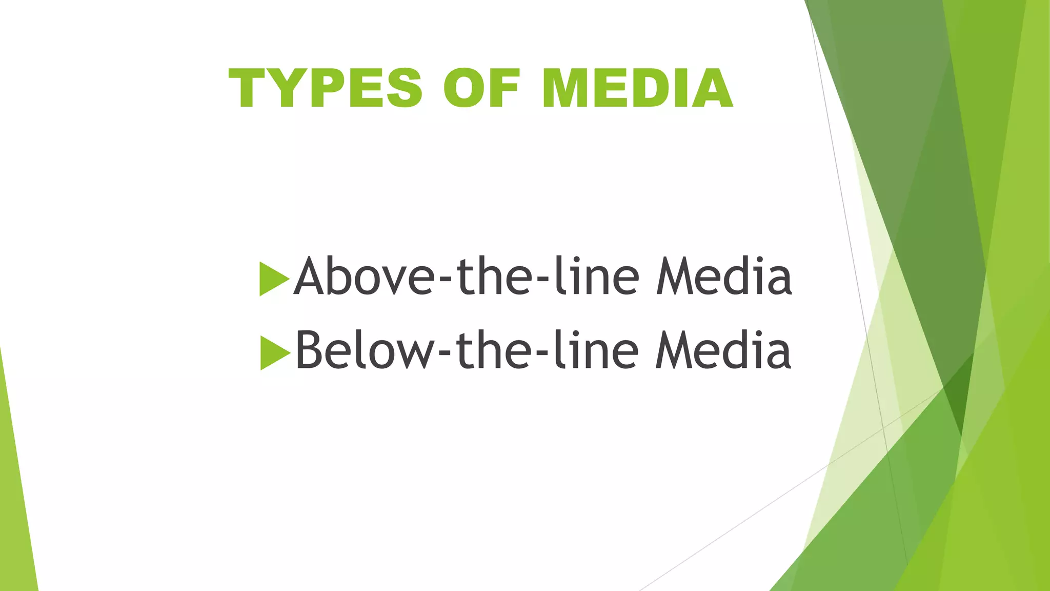 Types of media| | PPT