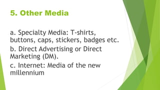 Types of media| | PPT