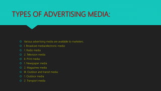 Advertising media | PPTX