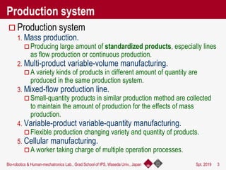 Development of Production System and Robotic Manufacturing. | PPT