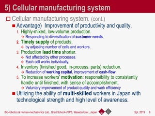 Development of Production System and Robotic Manufacturing. | PPT