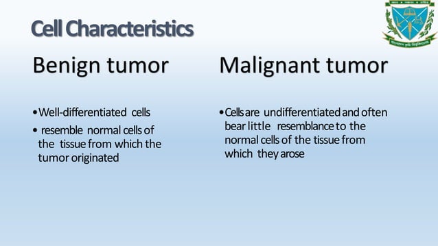Tumor of the skin-types, general features of Benign and Malignant tumor ...