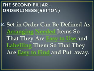 5's principles & 8'd methods | PPTX