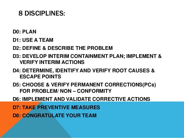 5's principles & 8'd methods