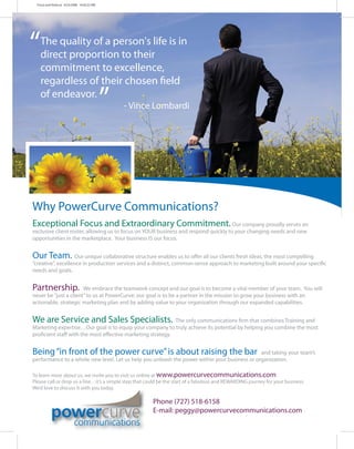 Why PowerCurve? | PDF