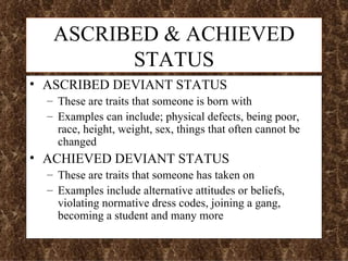 Sociology of Deviance | PPT
