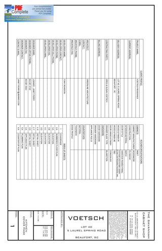1 A Voetsch Residence | PDF