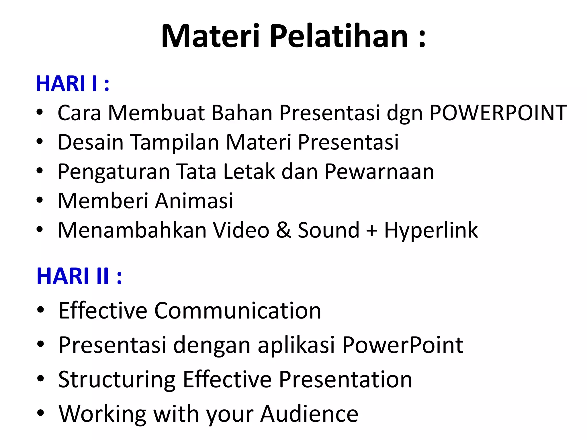 Cara Membuat Bahan Presentasi menggunakan Powerpoint | PPT
