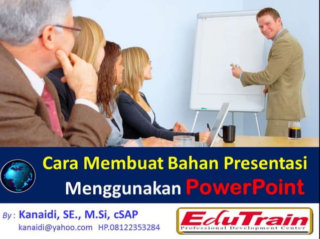 Cara Membuat Bahan Presentasi menggunakan Powerpoint | PPT