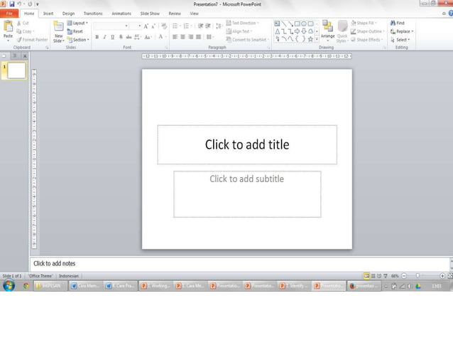 Cara Membuat Bahan Presentasi menggunakan Powerpoint | PPT