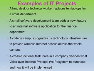 1 a. introduction to project management | PPTX