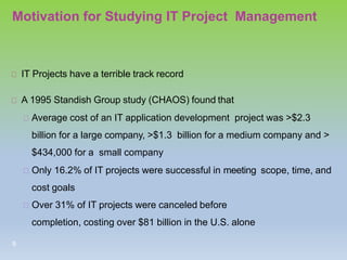 1 a. introduction to project management | PPTX