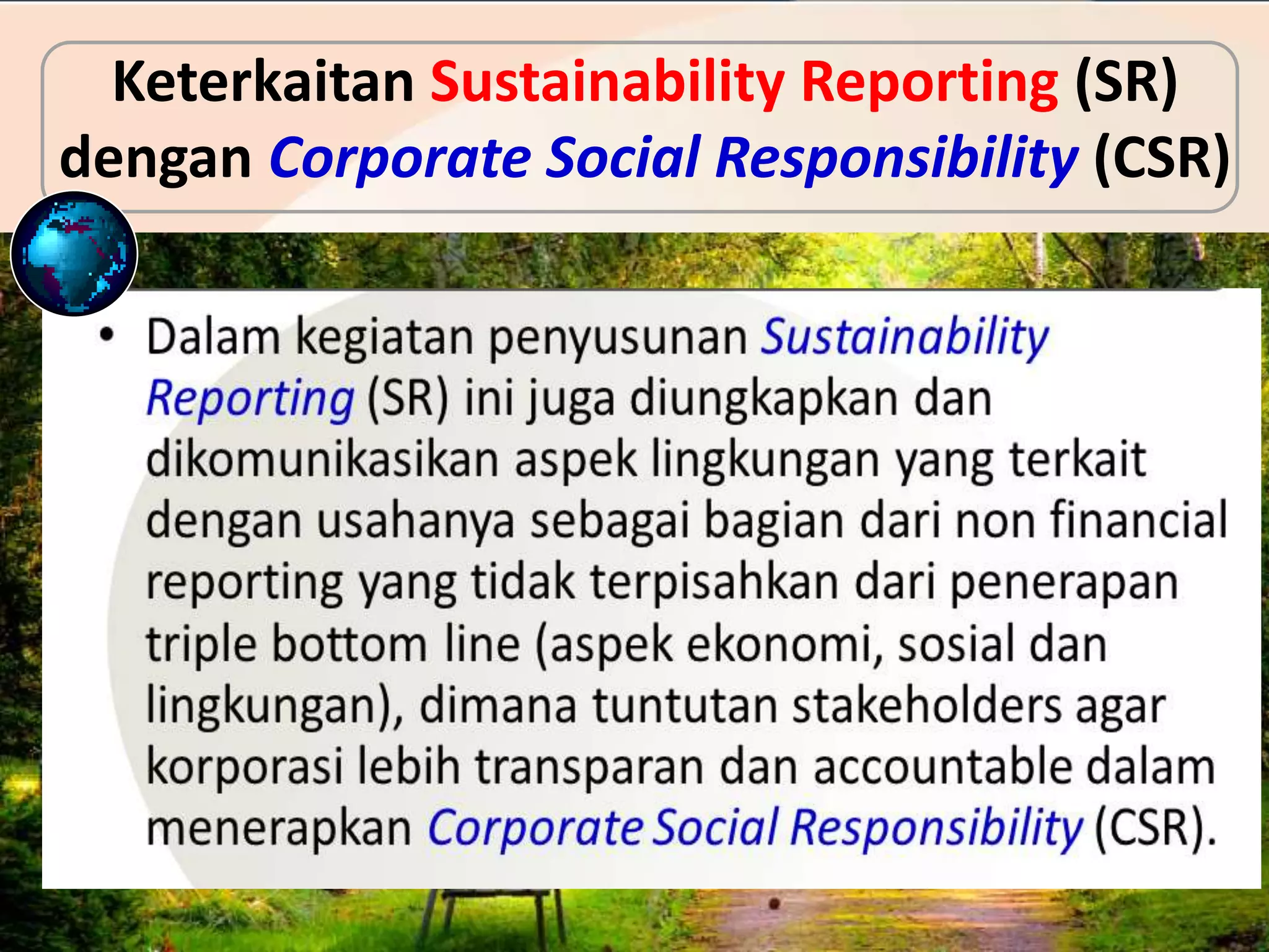 Konsep CSR (Menurut Teori Carrol) dan Keterkaitannya dgn SUSTAINABILITY ...