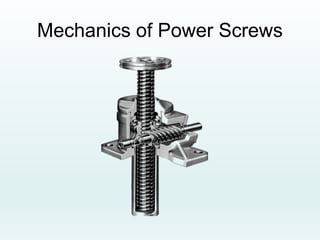 1 a. Threaded fasteners and powers screws introduction | PPT
