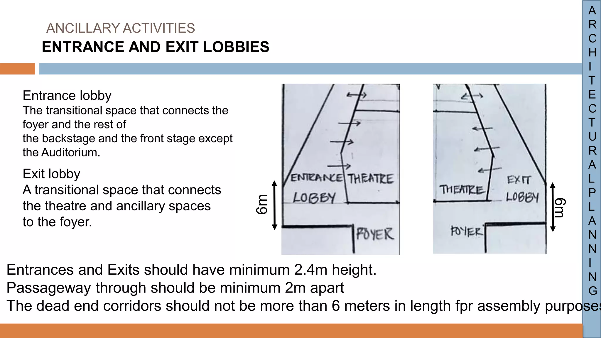 Auditorium Architecture planning | PPTX