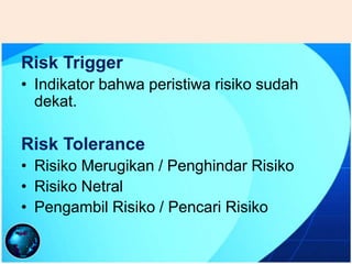 Pengertian Risiko & Manajemen Risiko _Training RISK MANAGEMENT | PPTX