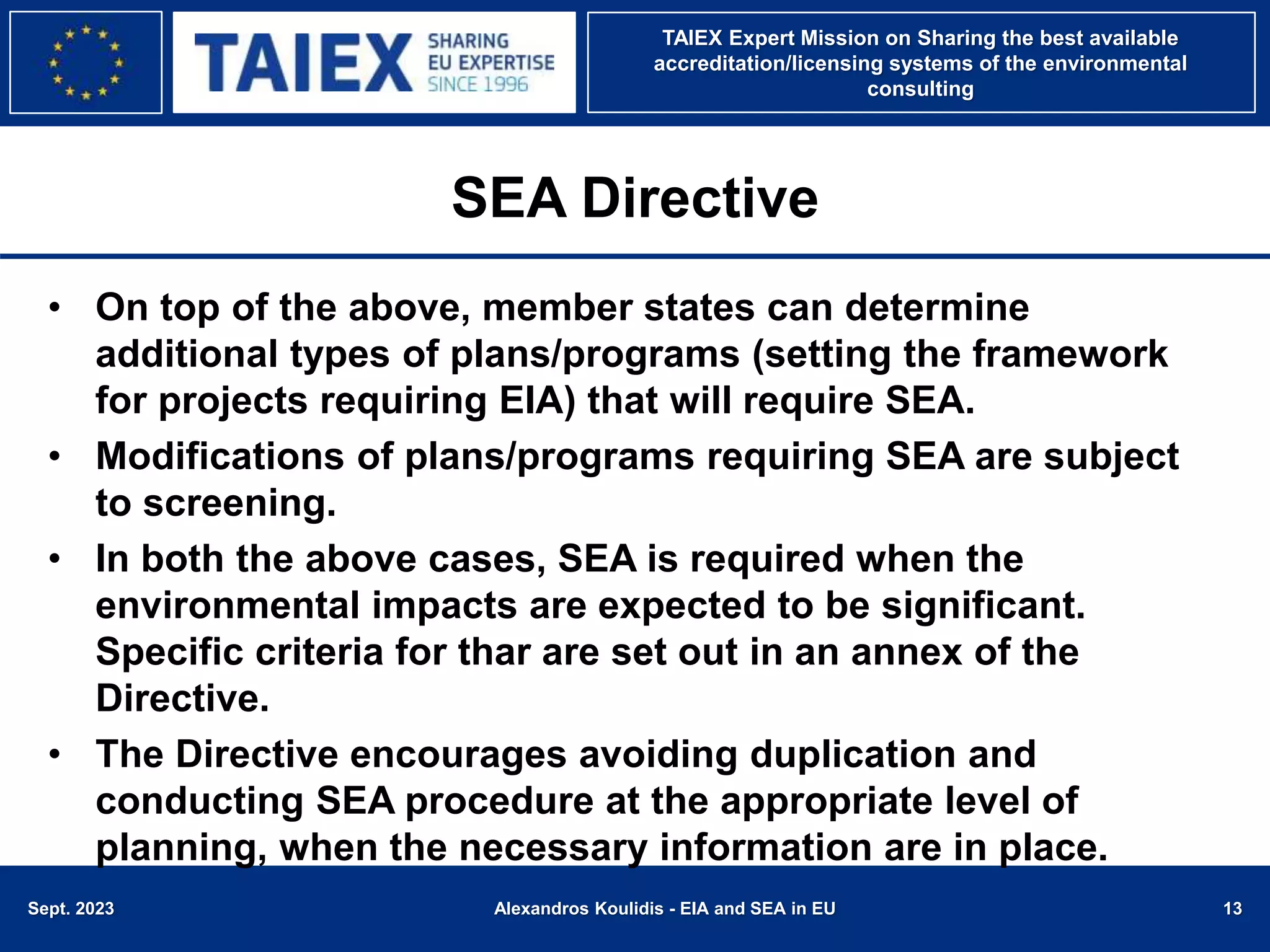 EIA and SEA in EU.pptx