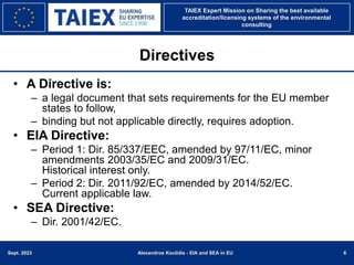 EIA and SEA in EU.pptx