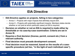 EIA and SEA in EU.pptx