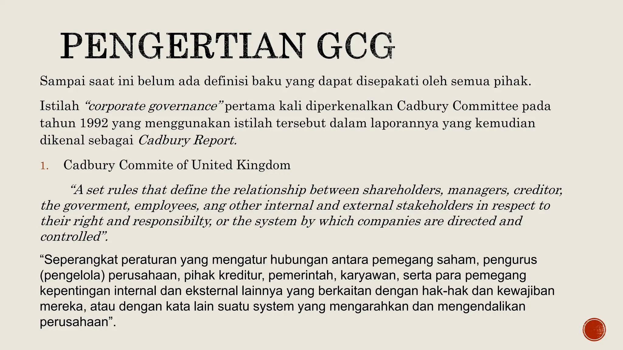 1A. INTRODUCTION TO Good corporate governance .ppt