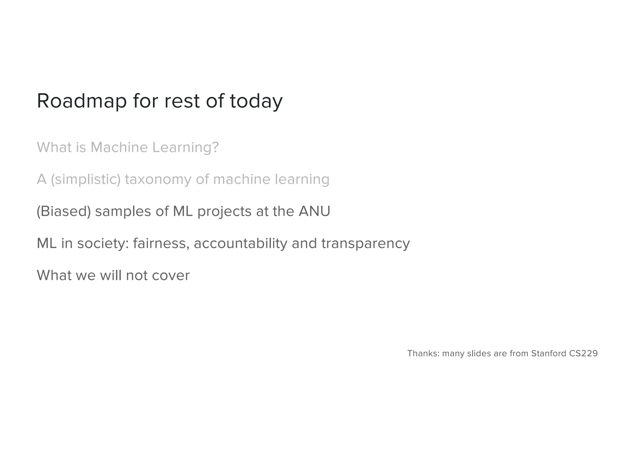 Statistical Machine Learning - Lecture 1 - ANU | PDF