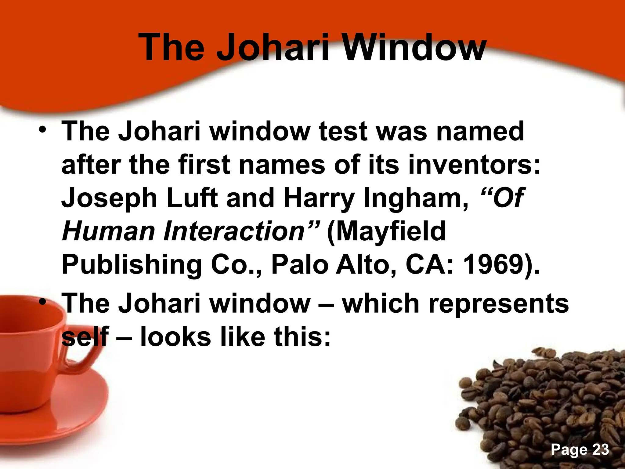 elf-awareness-johari-window- psych nursing level 3 | PPTX