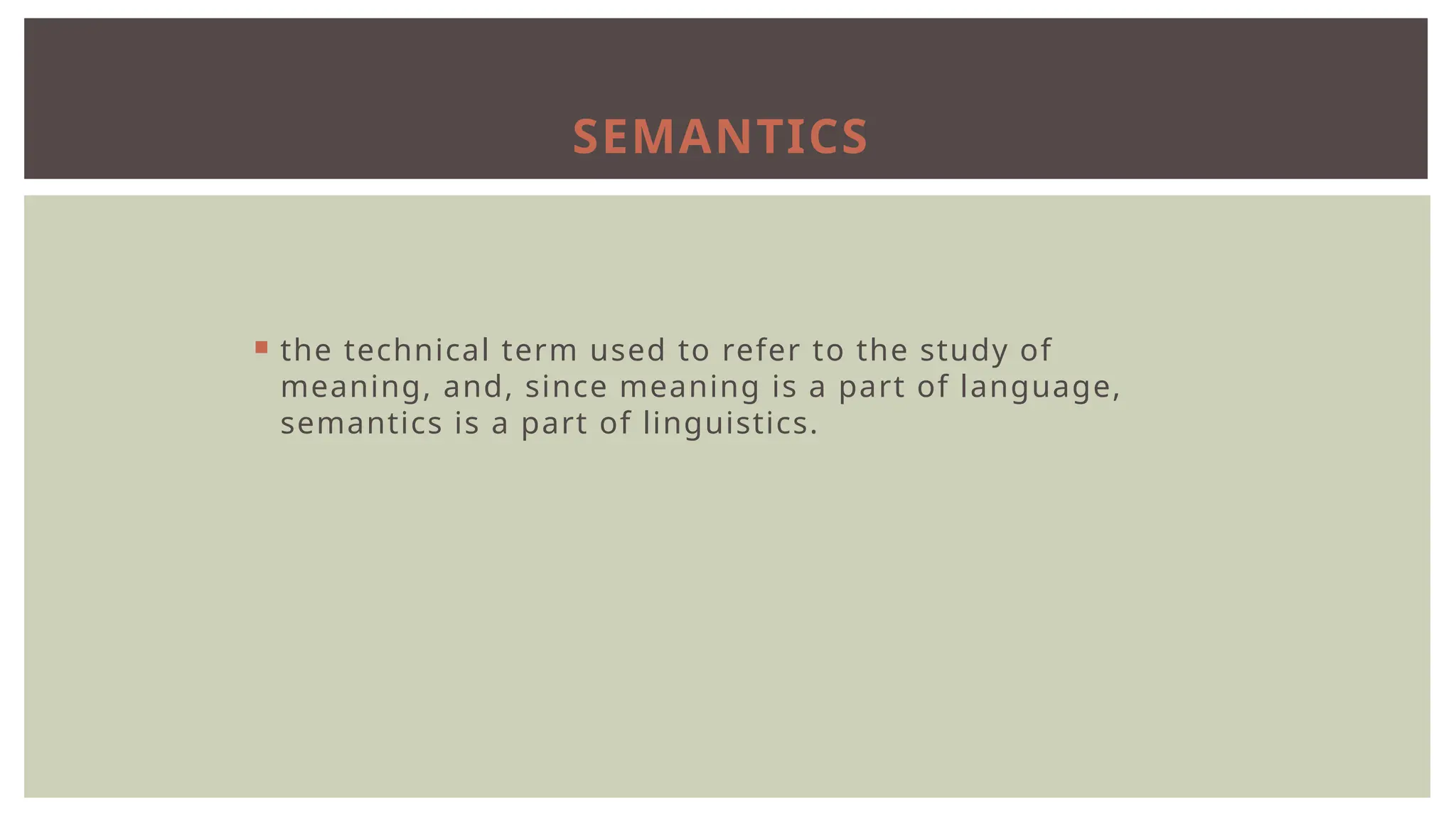 Presentasi Semantik untuk Mata Kuliah SEMANTIK | PPTX