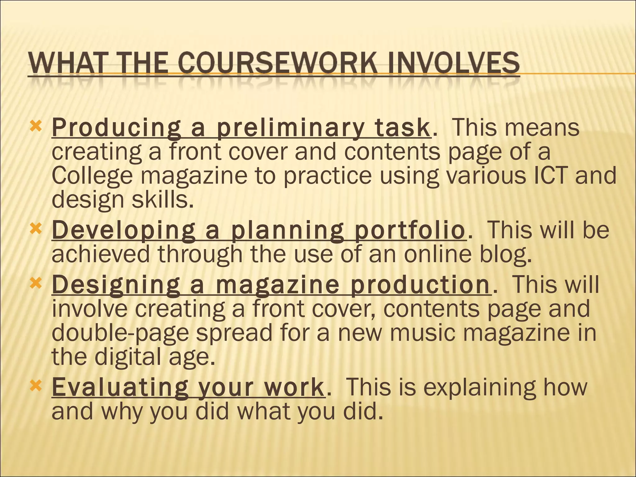 1 a coursework intro | PPT