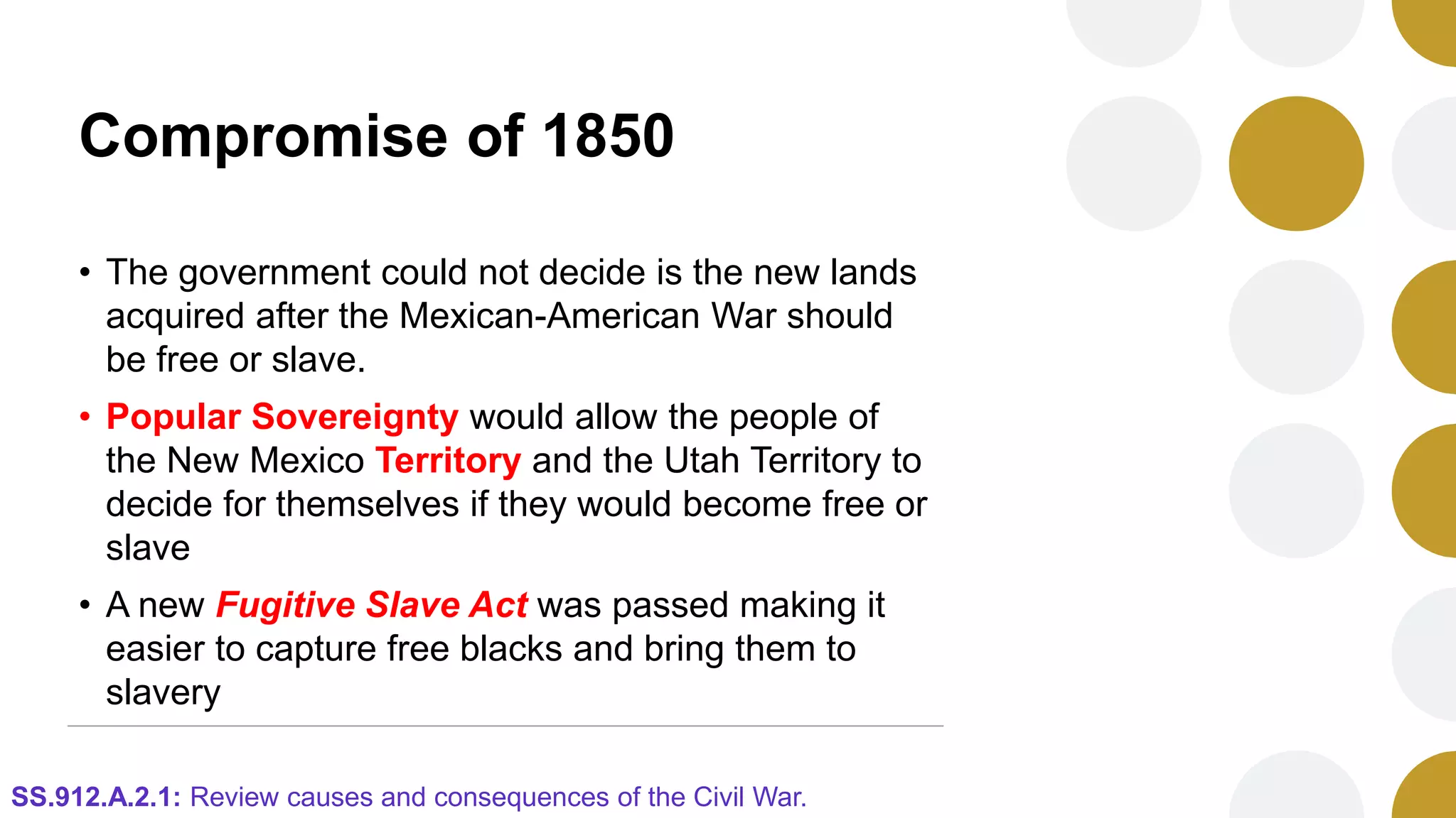Causes of the Civil War 23-24 | PPTX