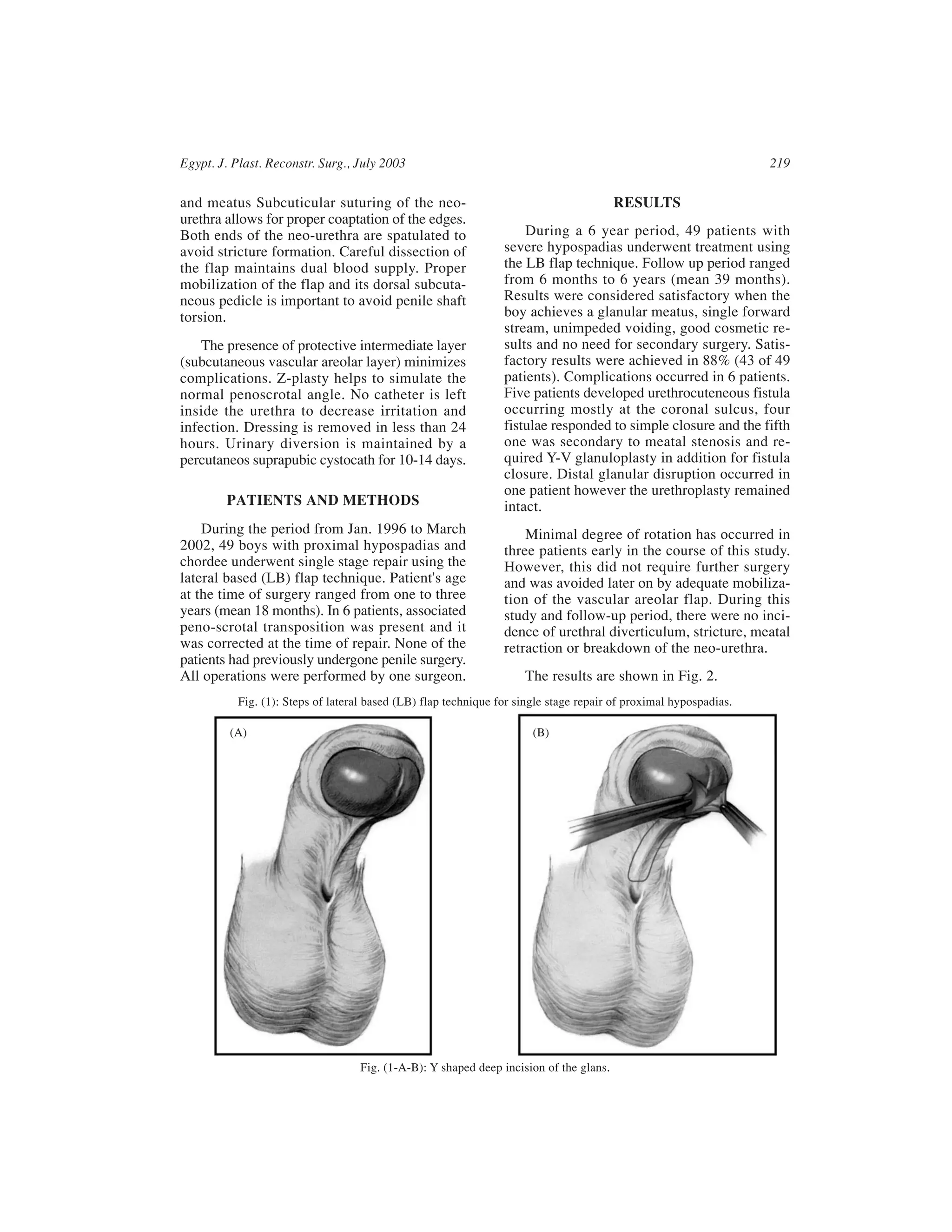 Lateral Based Flap with Dual Blood Supply:A Single Stage Repair for ...