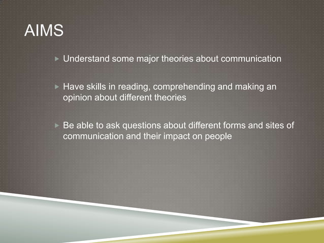 1 a human communication | PPT