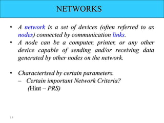 1a introduction to network fundamentals | PPT