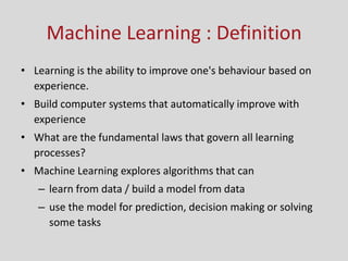 Introduction to Machine Learning | PDF