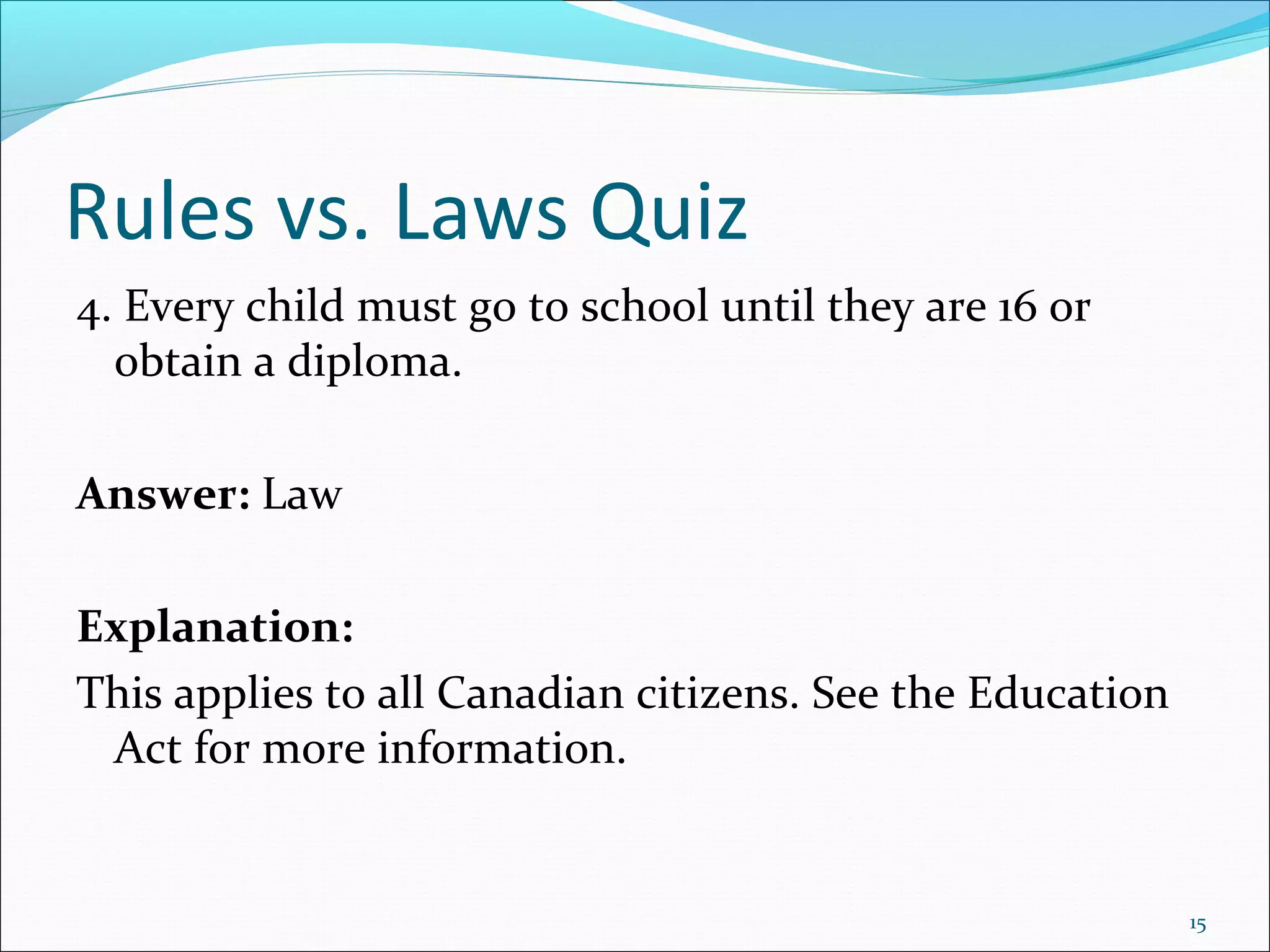 Rules and Law | PPT