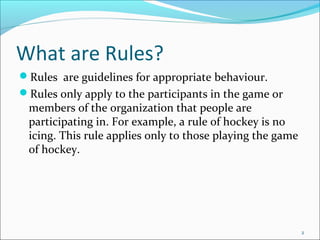 Rules and Law | PPT