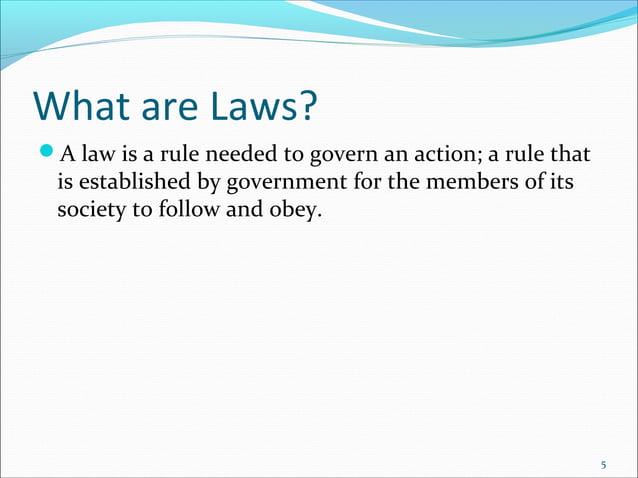 Rules and Law | PPT