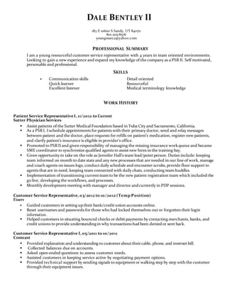 DALE BENTLEY II resume.doc2
