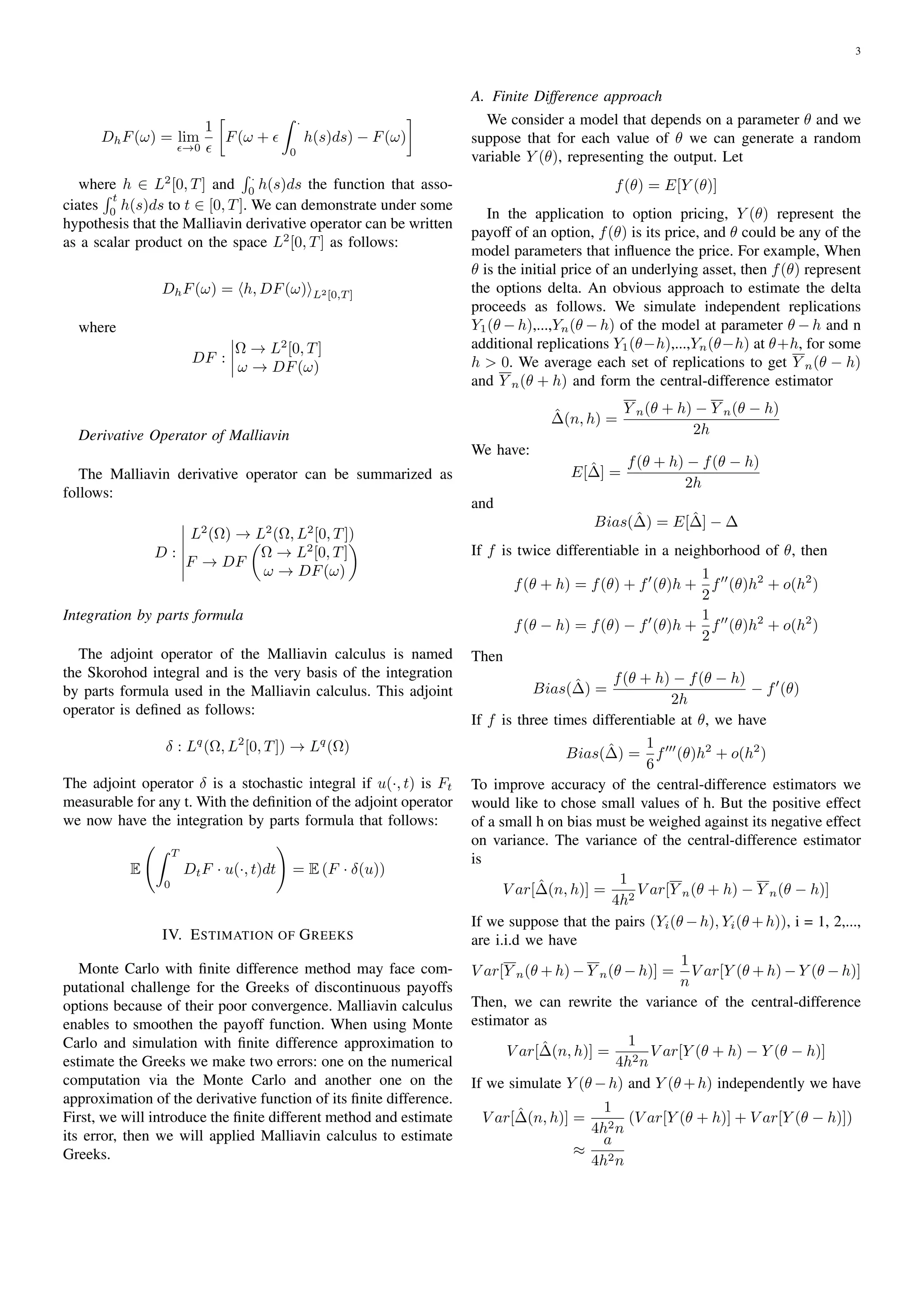 Derivatives pricing and Malliavin Calculus | PDF | Stocks and Bonds | Personal Investing