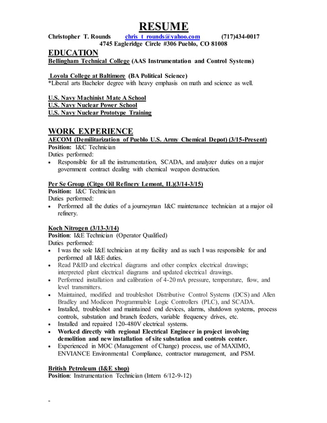 Chris Resume 4 | PDF